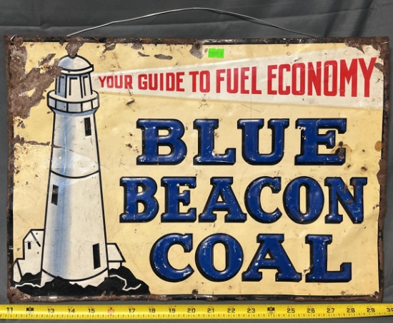 Your Guide To Fuel Economy Blue Beacon Coal tin lighthouse sign 19 1 ...