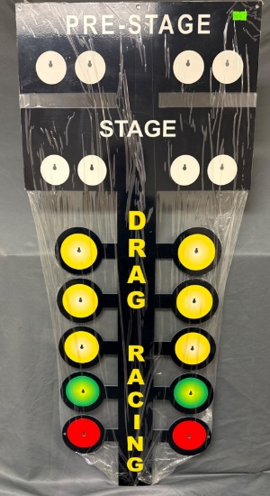 Drag Racing Pre-Stage and Stage Light Tree with Accessories, 15”x35 ...