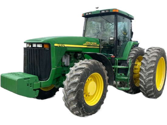 John Deere 8410 Tractor with Front Weights, 3 pt. Hyd., 8555 Hours, 480 ...