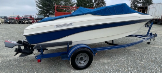 1995 Rinker 180 Runabout Boat, ready for the lake, new starter and ...