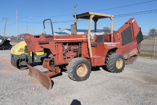 Ditch Witch 6510 RT Rock Saw, SN:5163018, Diesel, A641 Rock Saw, 606 ...
