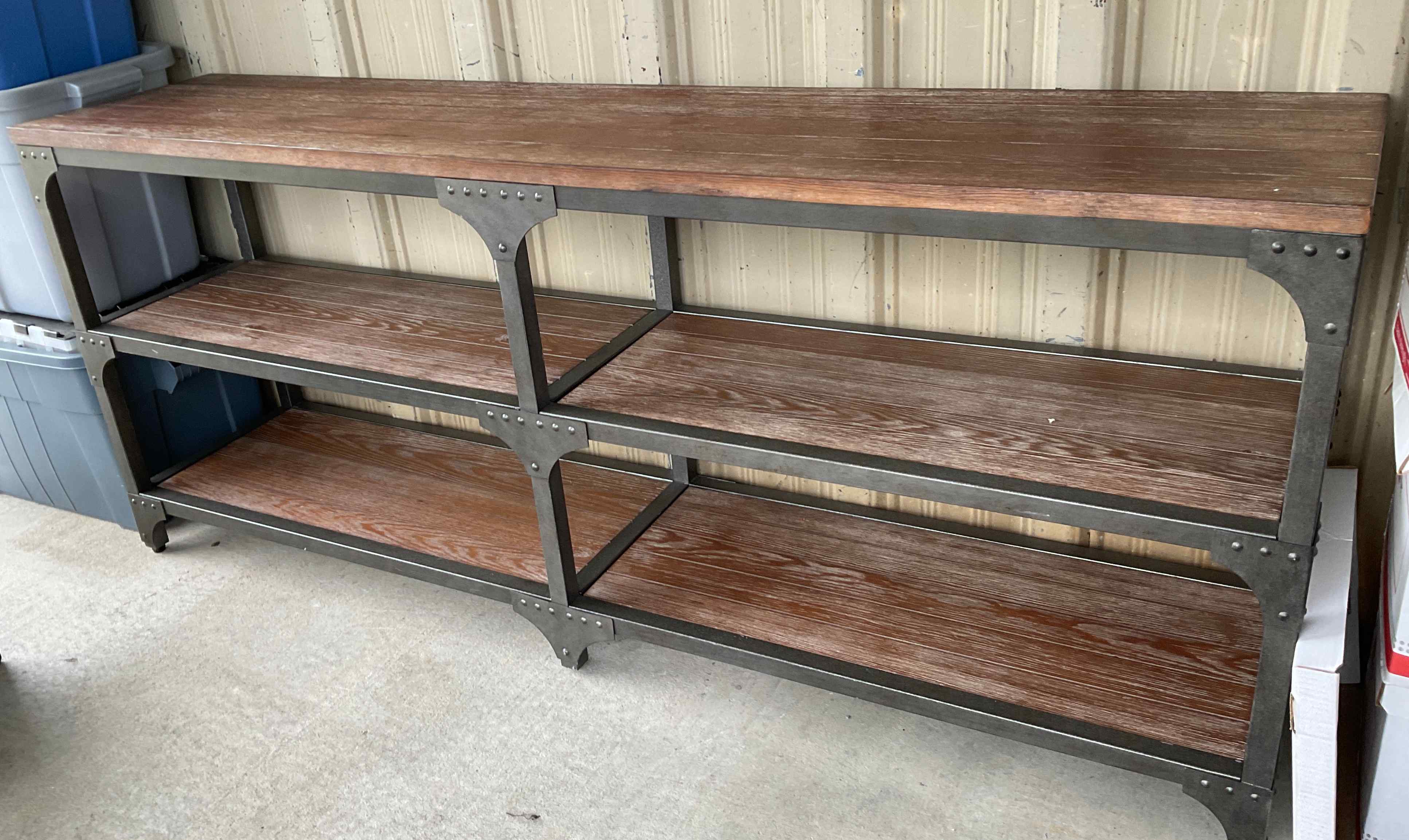 Metal Frame Shelf Unit | Proxibid