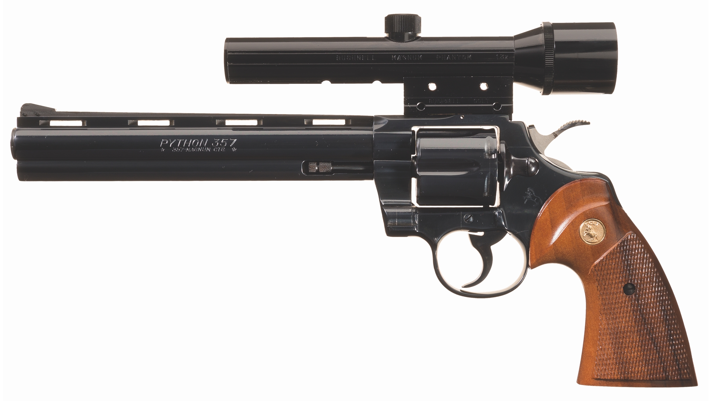 Colt Python Double Action Revolver with Case and | Proxibid