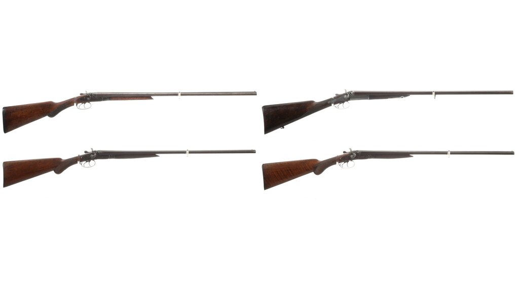 Four Double Barrel Shotguns | Proxibid