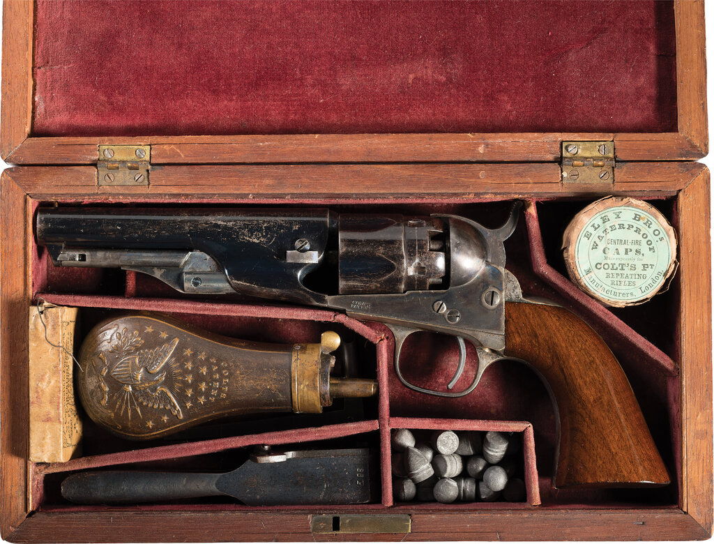 Presentation Cased Colt Model 1862 Police | Proxibid