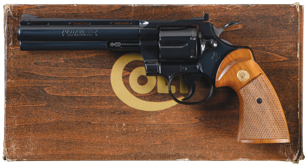 Colt Python Double Action Revolver with Box | Proxibid