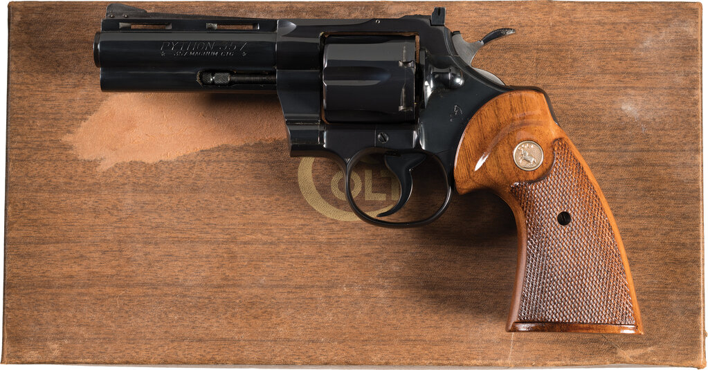 Colt Python Double Action Revolver with Box | Proxibid