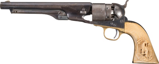 Civil War US Colt Model 1860 Army Revolver with Mexican Grip | Guns ...