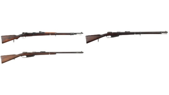Three German Military Pattern Bolt Action Rifles | Guns & Military ...