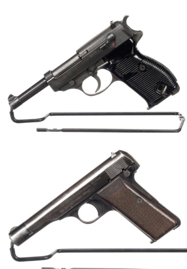Two World War II German Marked Semi-Automatic Pistols | Guns & Military ...