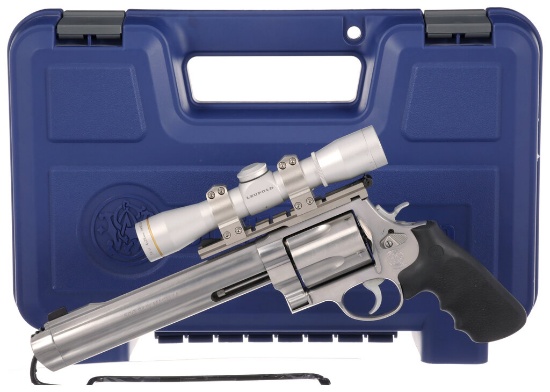 Smith & Wesson Model 500 Revolver with Leupold Scope and Case | Guns ...