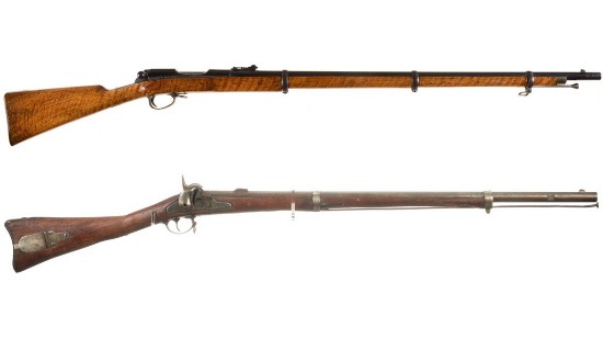 Two American Single Shot Rifles | Guns & Military Artifacts Rifles ...