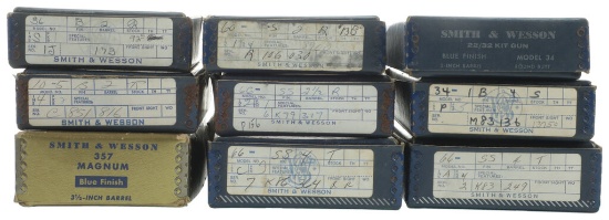 Group of Nine Smith & Wesson Revolver Boxes | Guns & Military Artifacts ...
