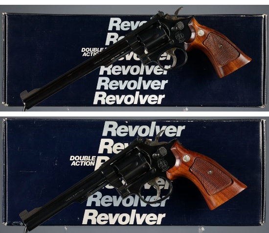 Two Smith & Wesson Model 15-5 Double Action Revolvers with Boxes | Guns ...