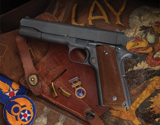 US&S 1911A1 Pistol Issued to B-17 Co-Pilot Arthur C. Stipe 100th | Guns ...