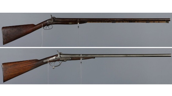 Two Antique Double Barrel Shotguns | Guns & Military Artifacts Shotguns ...