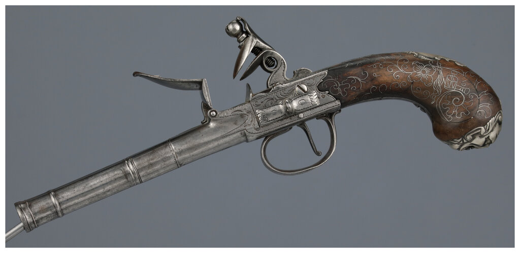 Taylor Double Barrel Boxlock Flintlock Turn-Off | Proxibid