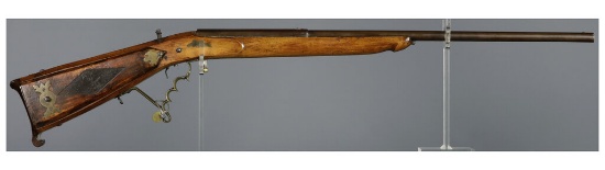 19th Century Germanic Bellows Crank Handle Tip-Up Barrel Air Gun | Guns ...