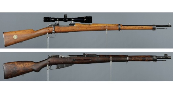Two European Military Bolt Action Rifles | Guns & Military Artifacts ...