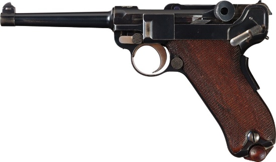 DWM 1900 American Eagle U.S. Army Test Luger Pistol with Holster | Guns ...