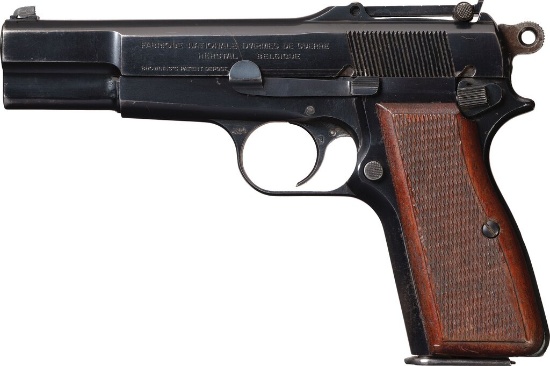 German Occupation FN M1935 High-Power Pistol with Holster | Guns ...