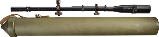 World War II "USMC-SNIPER" Unertl 8 Power Sniper Scope w/Case | Guns ...