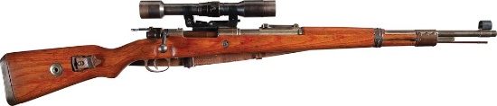 WWII German Gustloff Werke "bcd/4" K98k Long Rail Sniper Rifle | Guns ...