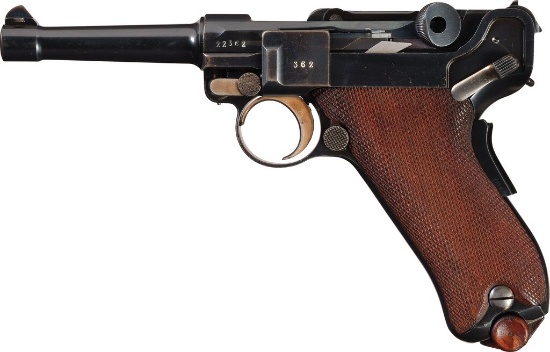 DWM 1902 Army Test Luger Semi-Automatic Pistol with Sear Safety | Guns ...