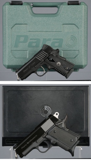 Two Para Ordnance Semi-Automatic Pistol with Cases | Guns & Military ...