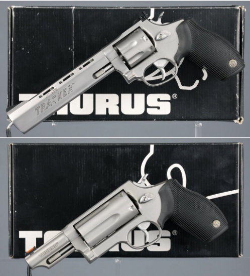 Two Taurus Double Action Revolvers with Boxes | Guns & Military ...