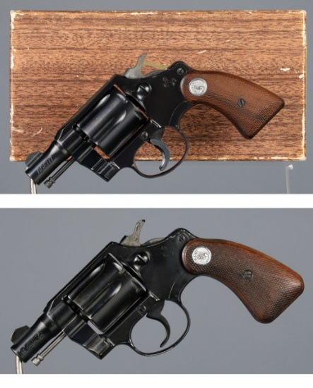 Two Colt Double Action Revolvers | Guns & Military Artifacts Handguns ...