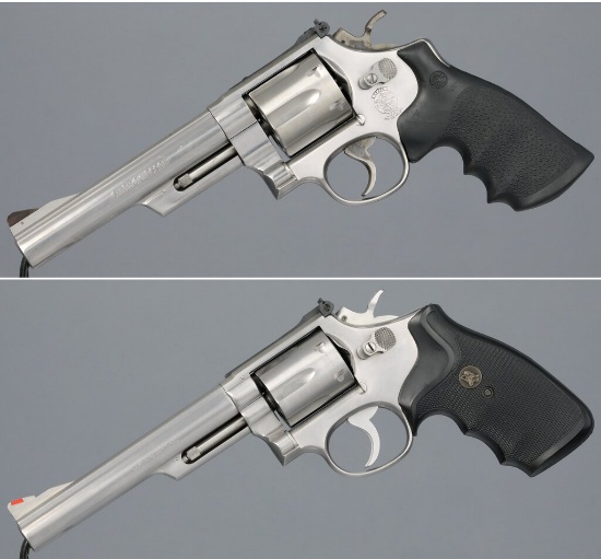 Two Smith & Wesson Double Action Revolvers | Guns & Military Artifacts ...