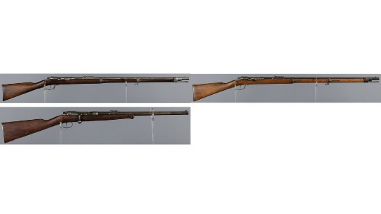 Three Antique German Military Model 1871 Mauser Longarms | Guns ...