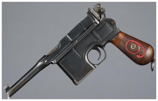 German Mauser C96 "Bolo Red 9" Pattern Broomhandle Pistol | Guns & Military Artifacts Handguns ...