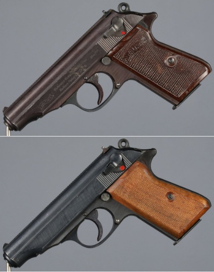 Two World War II Era German Walther Model PP Pistols | Guns & Military ...
