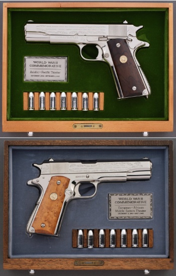 Pair of Cased World War II Commemorative Colt 1911A1 Pistols | Guns ...