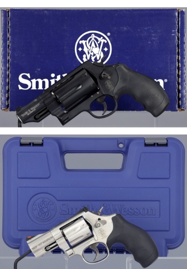 Two Smith & Wesson Double Action Revolvers | Guns & Military Artifacts Handguns & Pistols ...