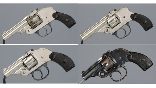 Four Double Action Top Break Revolvers | Guns & Military Artifacts ...
