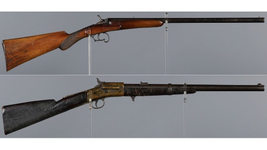 Two Antique Single Shot Rifles | Guns & Military Artifacts Rifles ...