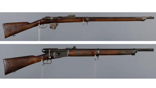 Two Antique European Military Bolt Action Rifles | Guns & Military ...
