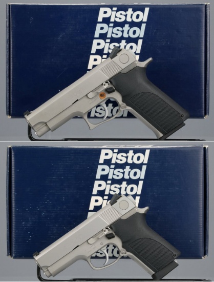Two Smith & Wesson Semi-Automatic Pistols with Boxes | Guns & Military ...