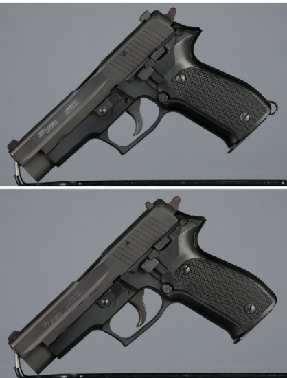 Two Sig Sauer P226 Semi-Automatic Pistols | Guns & Military Artifacts Handguns & Pistols Semi ...