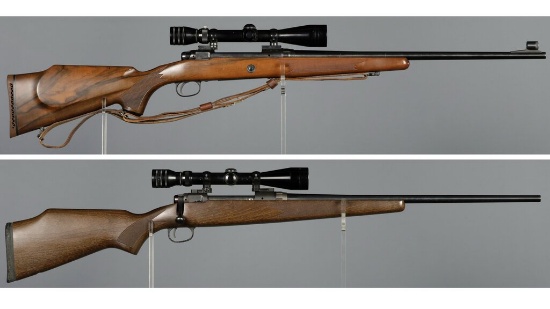 Two Savage Model 110 Bolt Action Rifles with Scopes | Guns & Military ...