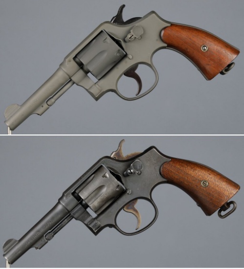 Two U.S. Smith & Wesson Victory Model Double Action Revolvers | Guns & Military Artifacts ...