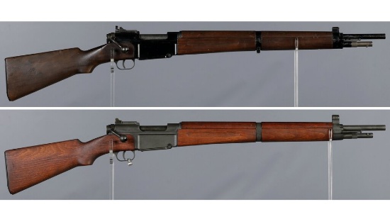 Two French MAS Model 1936 Bolt Action Rifles with Bayonets | Guns ...