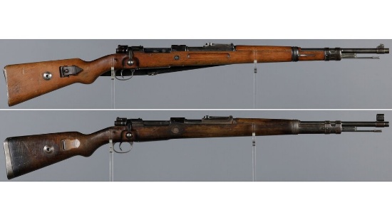 Two German Mauser Model K98k Pattern Bolt Action Rifles | Guns ...