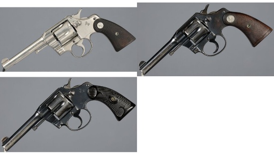 Three Police Marked Colt Double Action Revolvers | Guns & Military ...