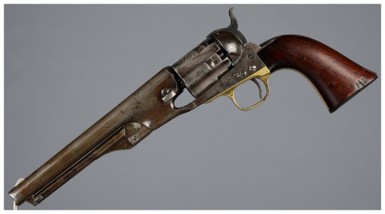 U.S. Contract Colt Model 1860 Army Revolver with Fluted Cylinder | Guns ...