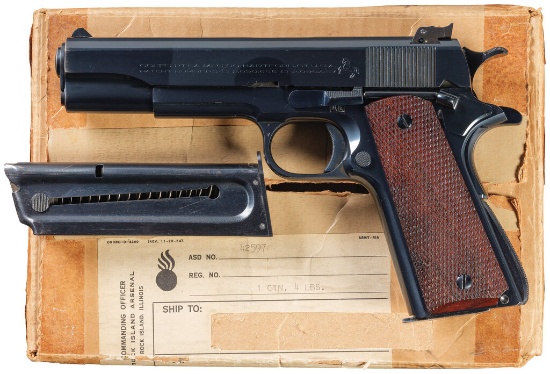 World War II U.S. Colt Service Model Ace Semi-Automatic Pistol | Guns ...