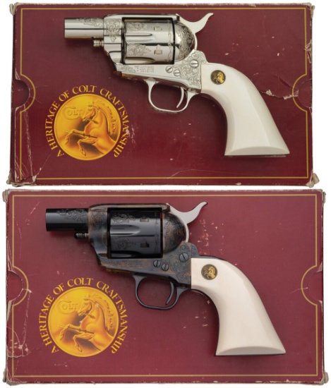 Pair of Colt "Custom Edition Prototype" SAA Revolvers | Guns & Military ...